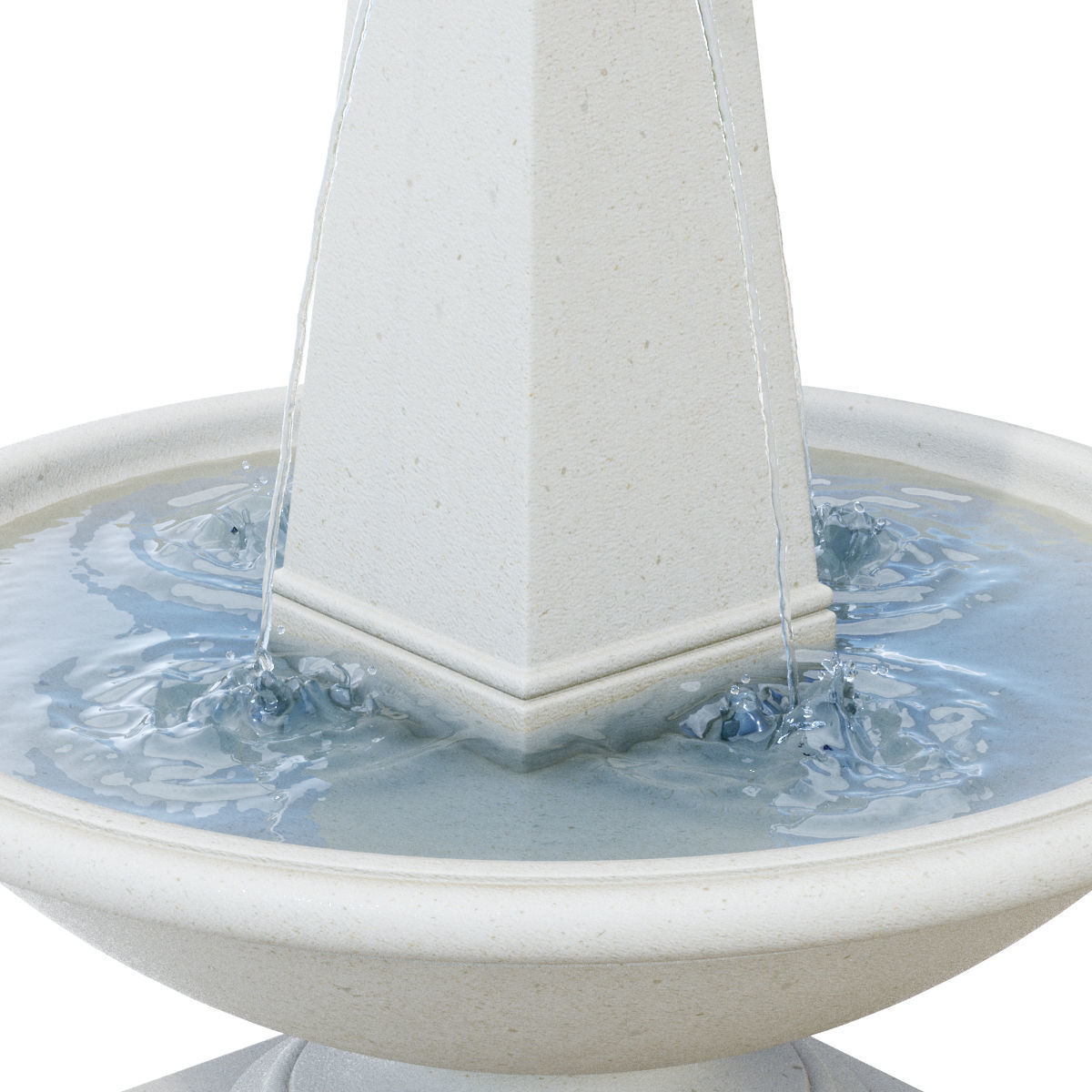 Compania-Condotti Concrete Obelisk Fountain 3D model | CGTrader