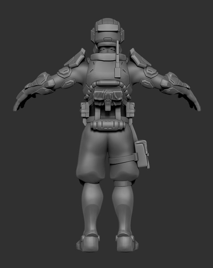 Private security forces - prototypes 3D model 3D printable | CGTrader