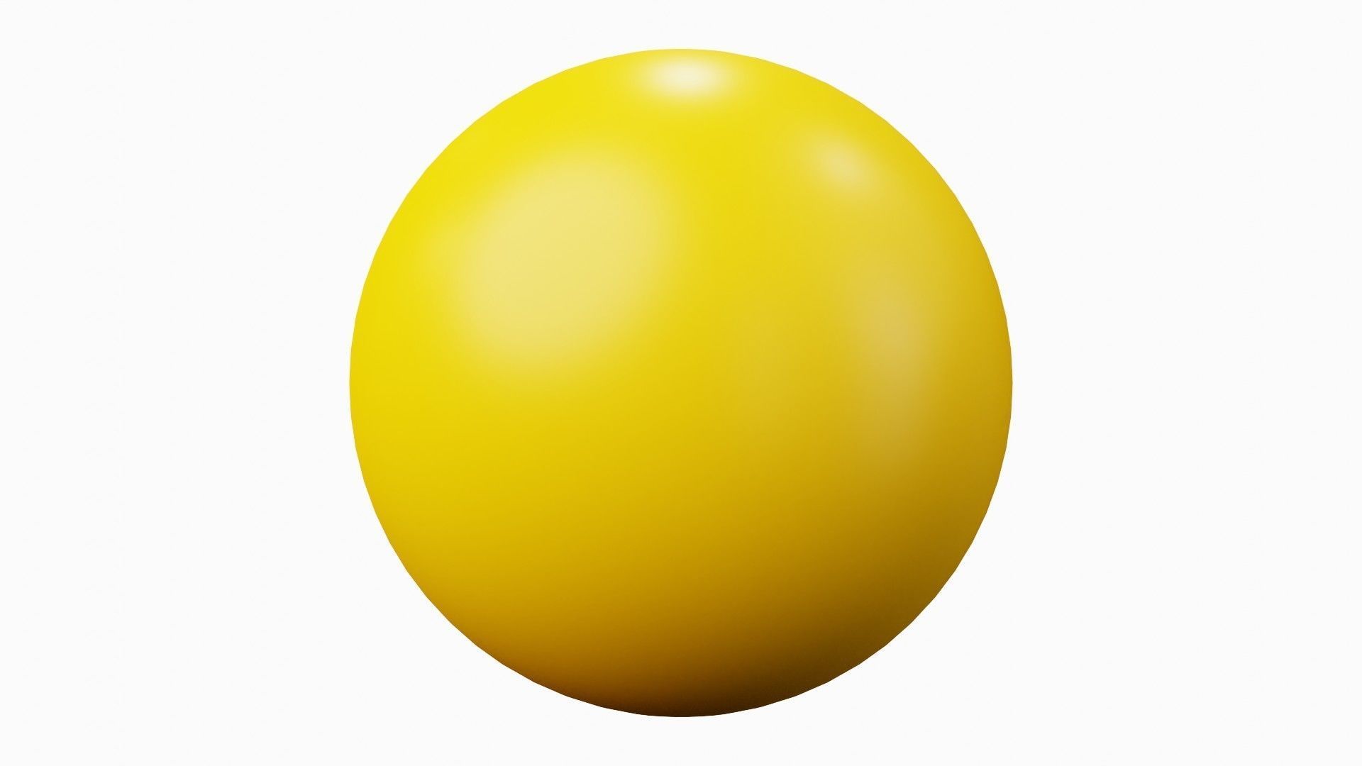 Suprised or Amazed Yellow Ball Emoticon Emoji or Smiley 3D model | CGTrader