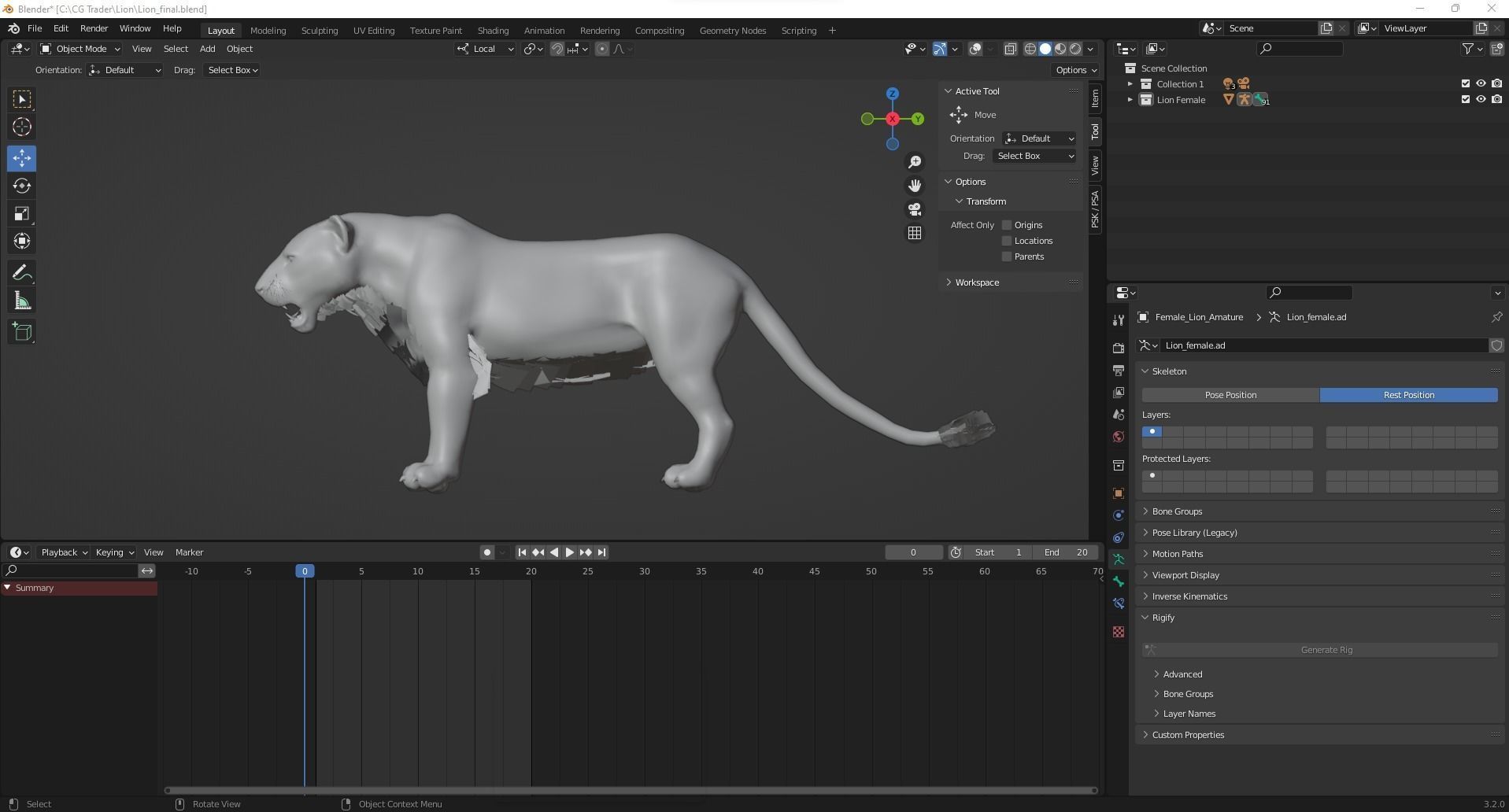 Lion Pack 3D Model Collection | CGTrader