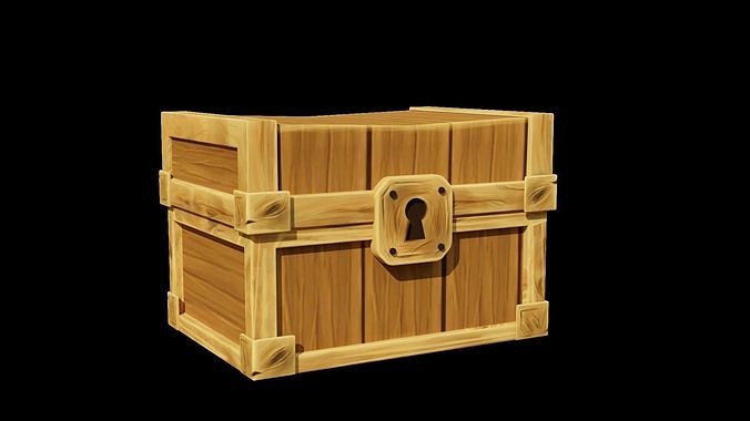 3D model Stylized Common Chest VR / AR / low-poly | CGTrader