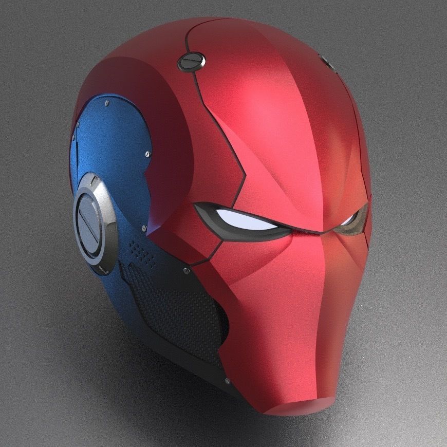 Red Ronin Helmet 3D model 3D printable | CGTrader
