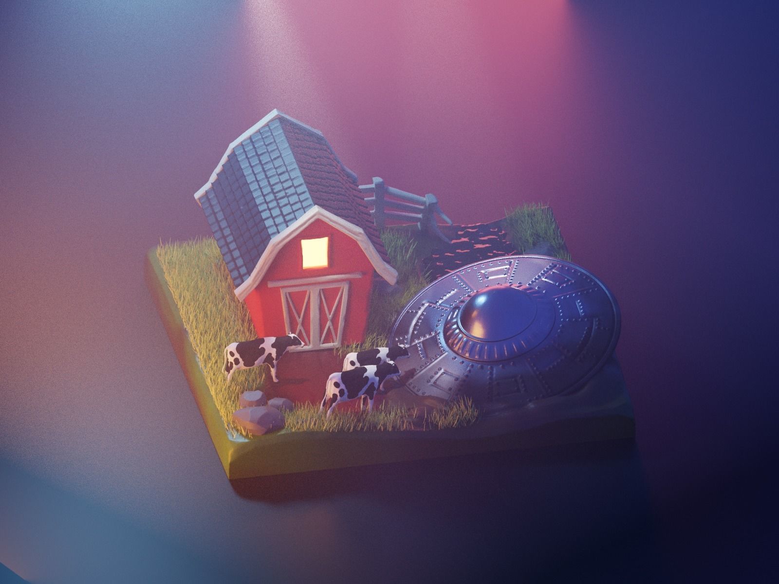 Cartoon All Terrain Scout Transport 3D model | CGTrader