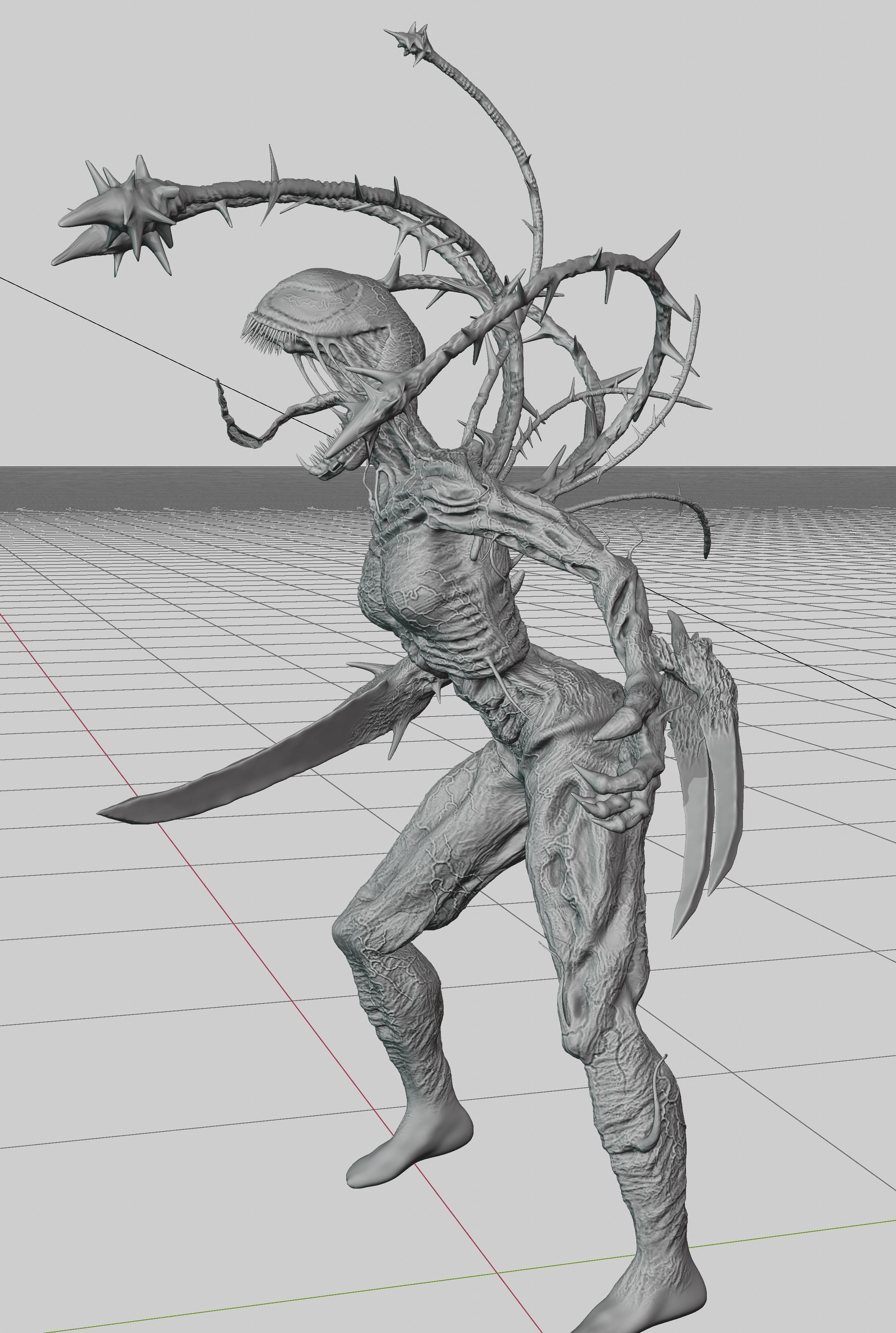 Female Carnage 3D model | CGTrader