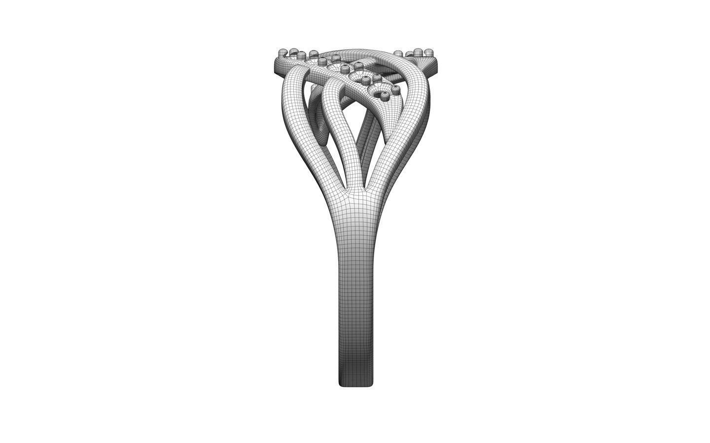 Fully printable ring model 003 3D model 3D printable | CGTrader