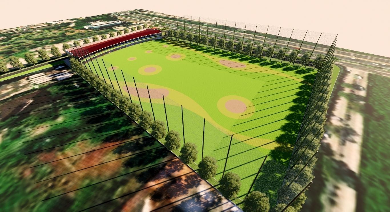 driving range golf 3D model | CGTrader