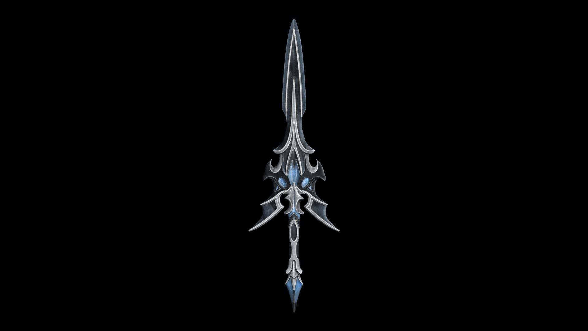 3D model Dark Wings Dagger VR / AR / low-poly | CGTrader