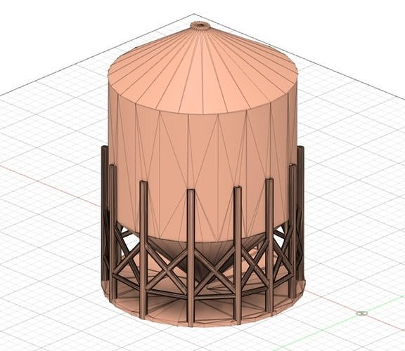 Single Silos 3D model 3D printable | CGTrader