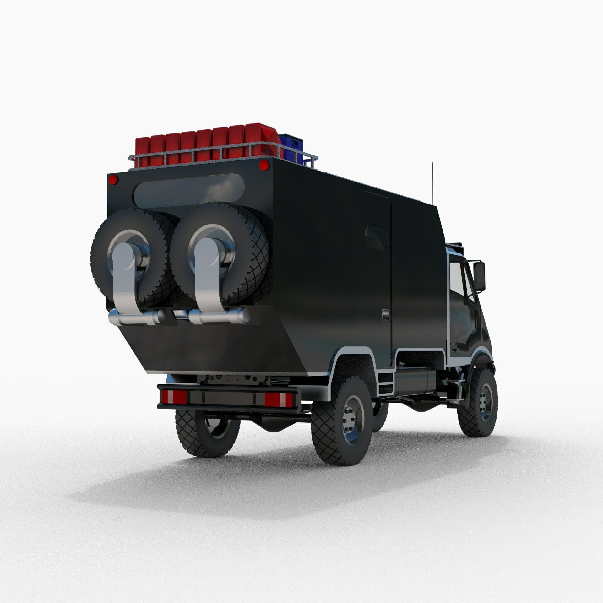 3D model Overlander Bremach T-Rex Camper VR / AR / low-poly | CGTrader
