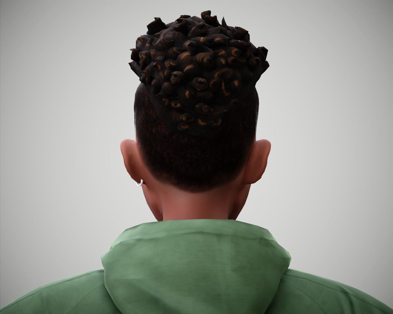 Cartoon boy character rigged free VR / AR / low-poly 3D model rigged ...