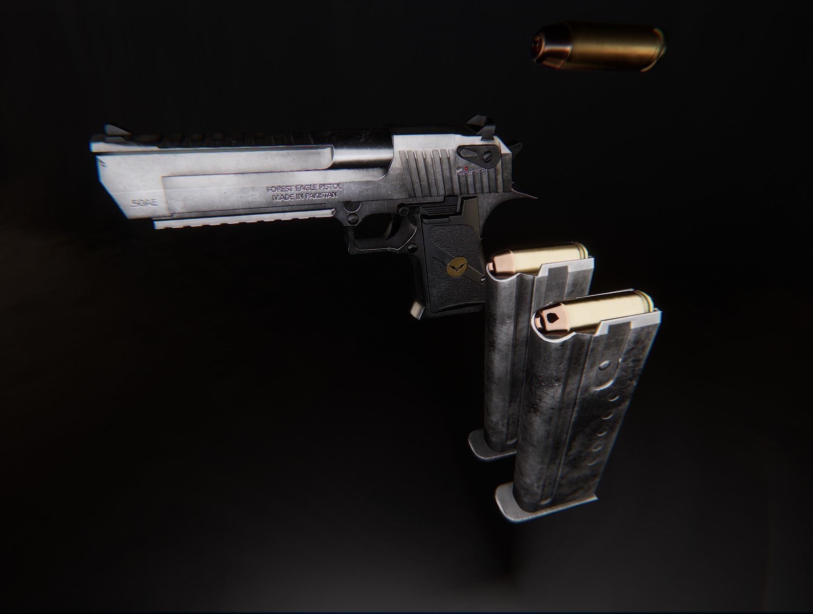 3D model AAA Deagle Game Ready PBR VR / AR / low-poly | CGTrader