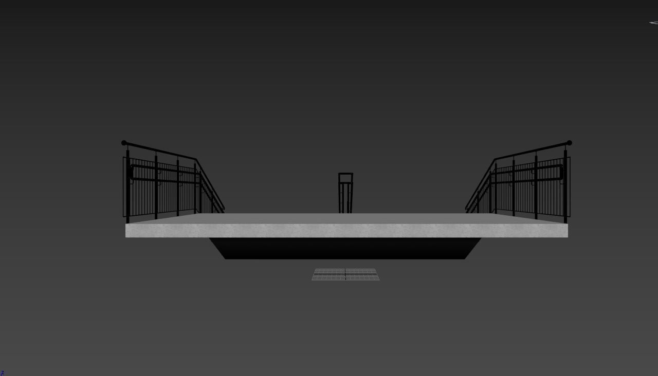 Outdoor stair 3D model | CGTrader