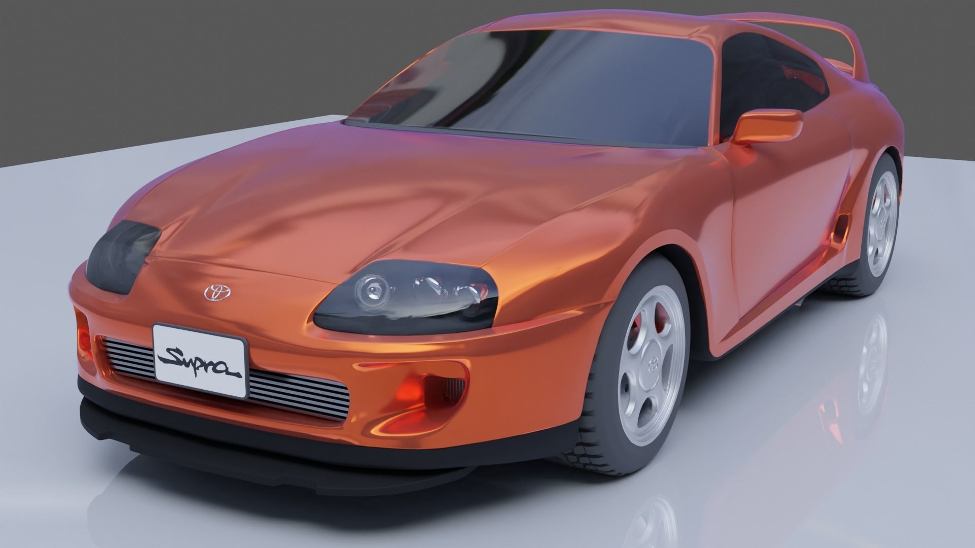 Toyota Supra 3D model | CGTrader