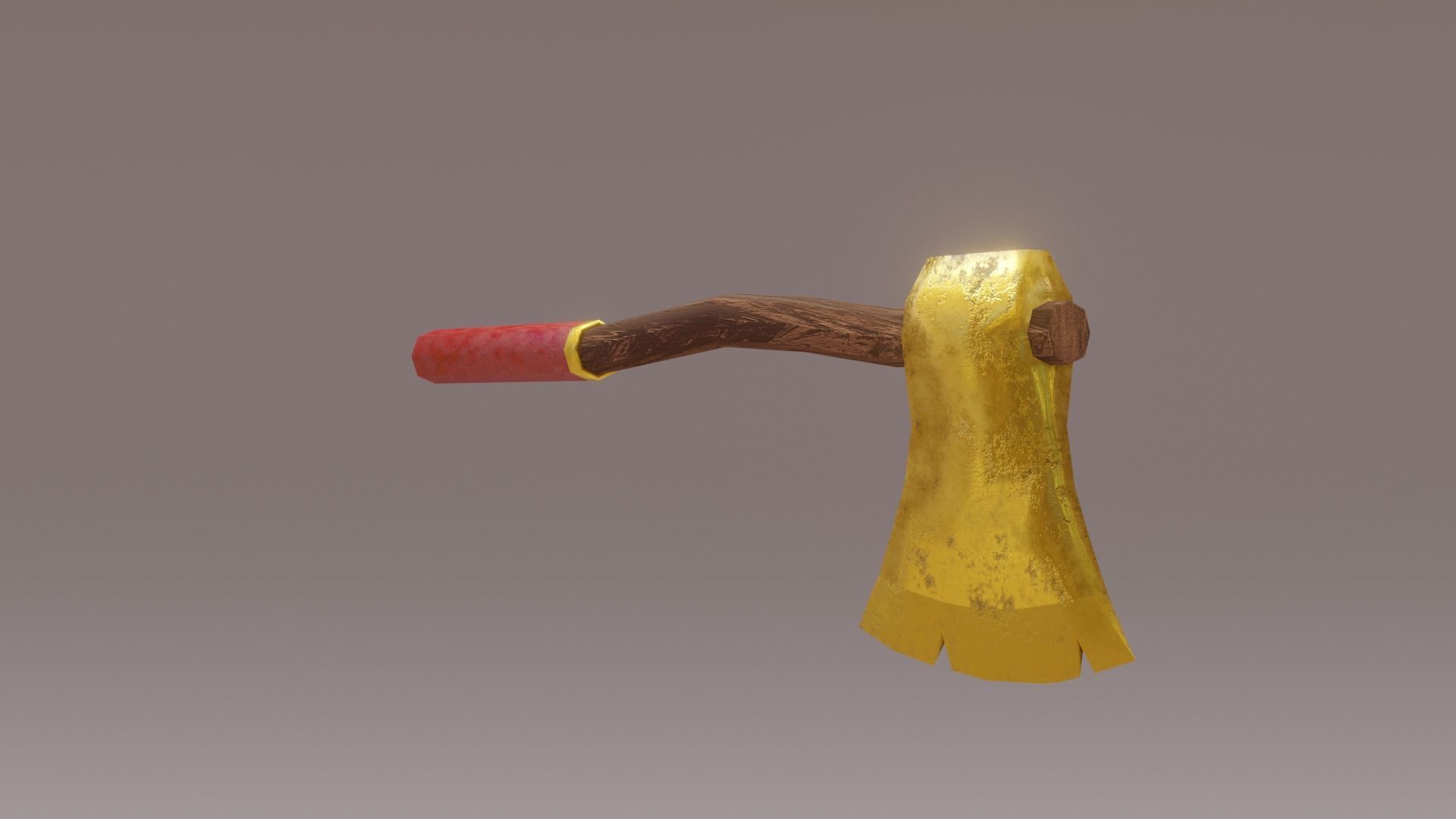 3D model Golden axe VR / AR / low-poly | CGTrader