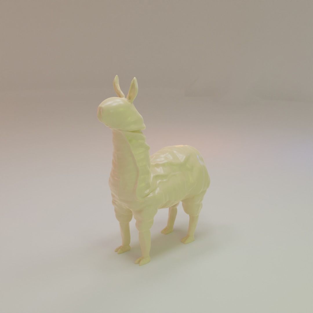 Mutated Lama 3D model 3D printable | CGTrader
