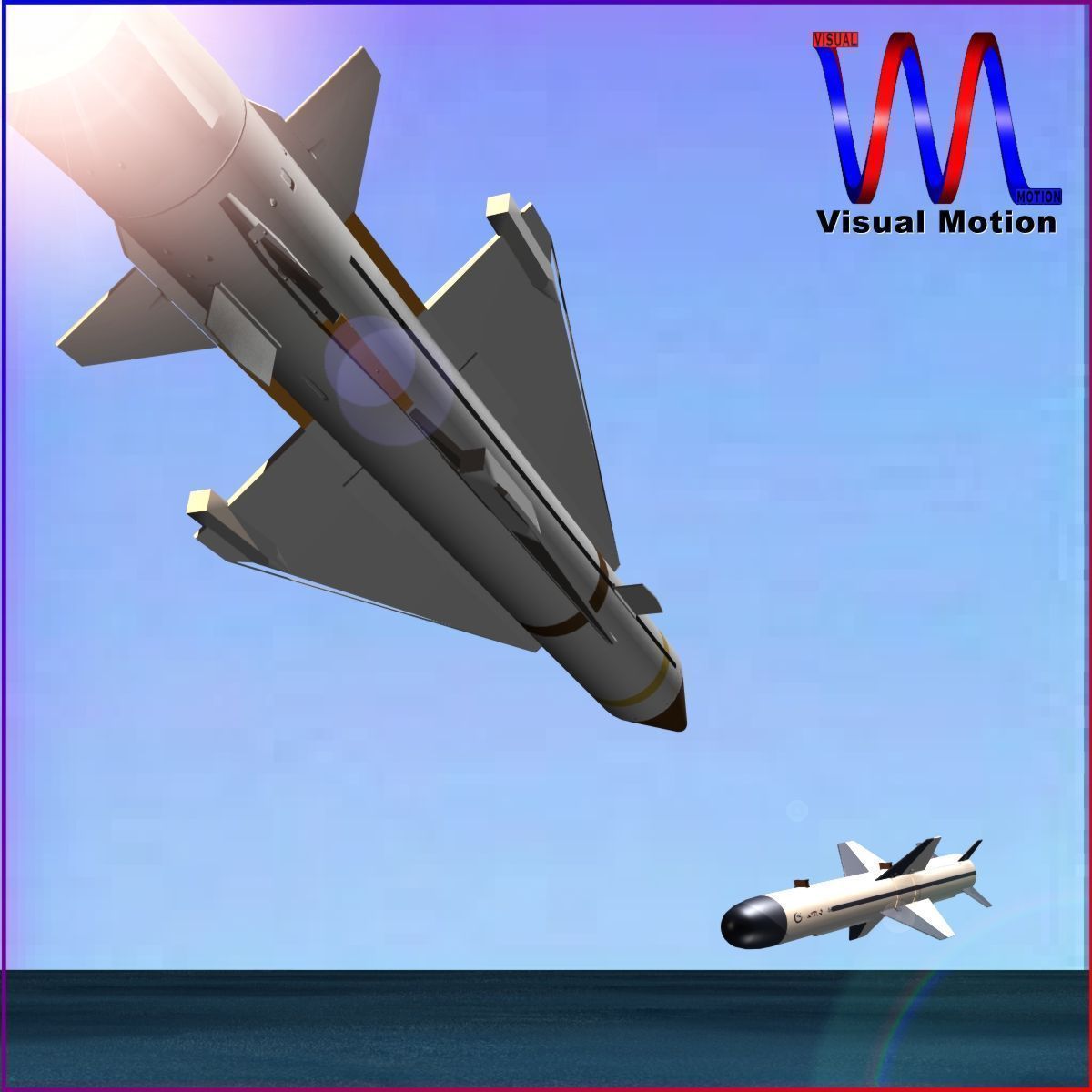 Sea Wolf Missile 3D model | CGTrader