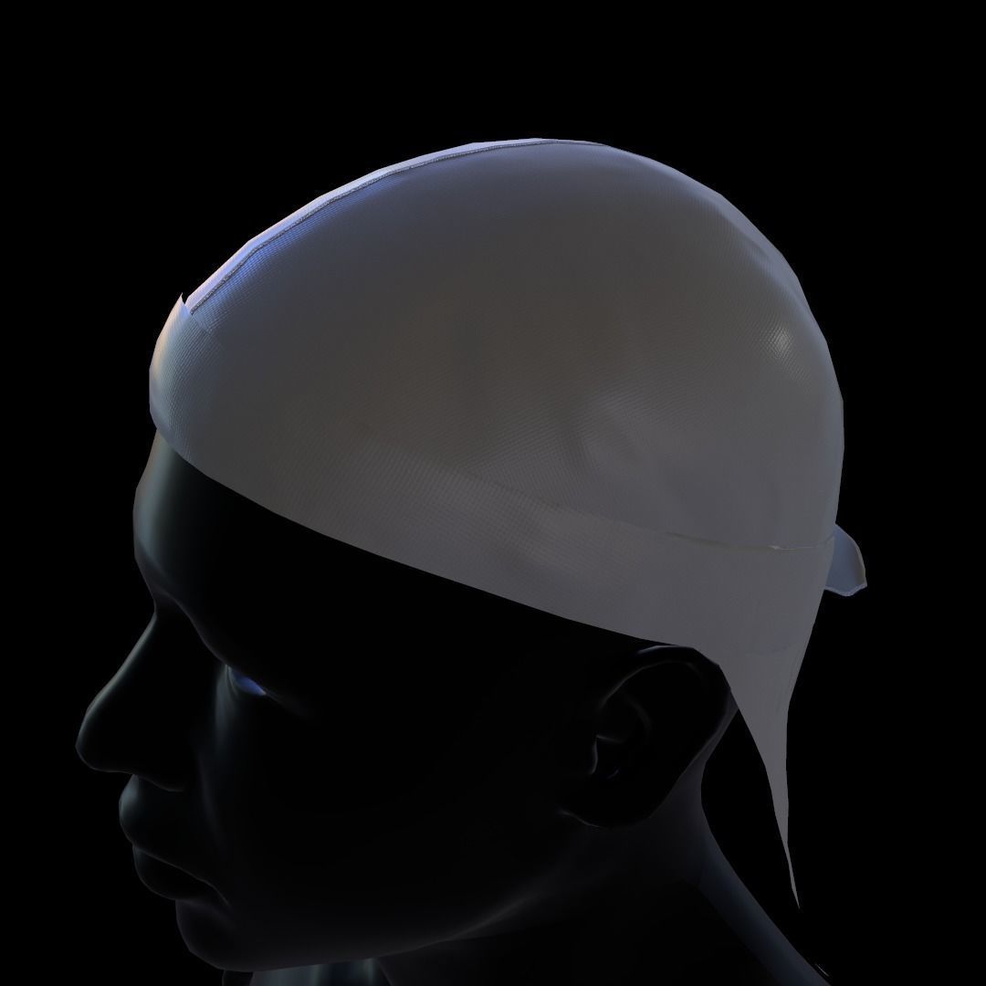 Durag headband 3D model | CGTrader