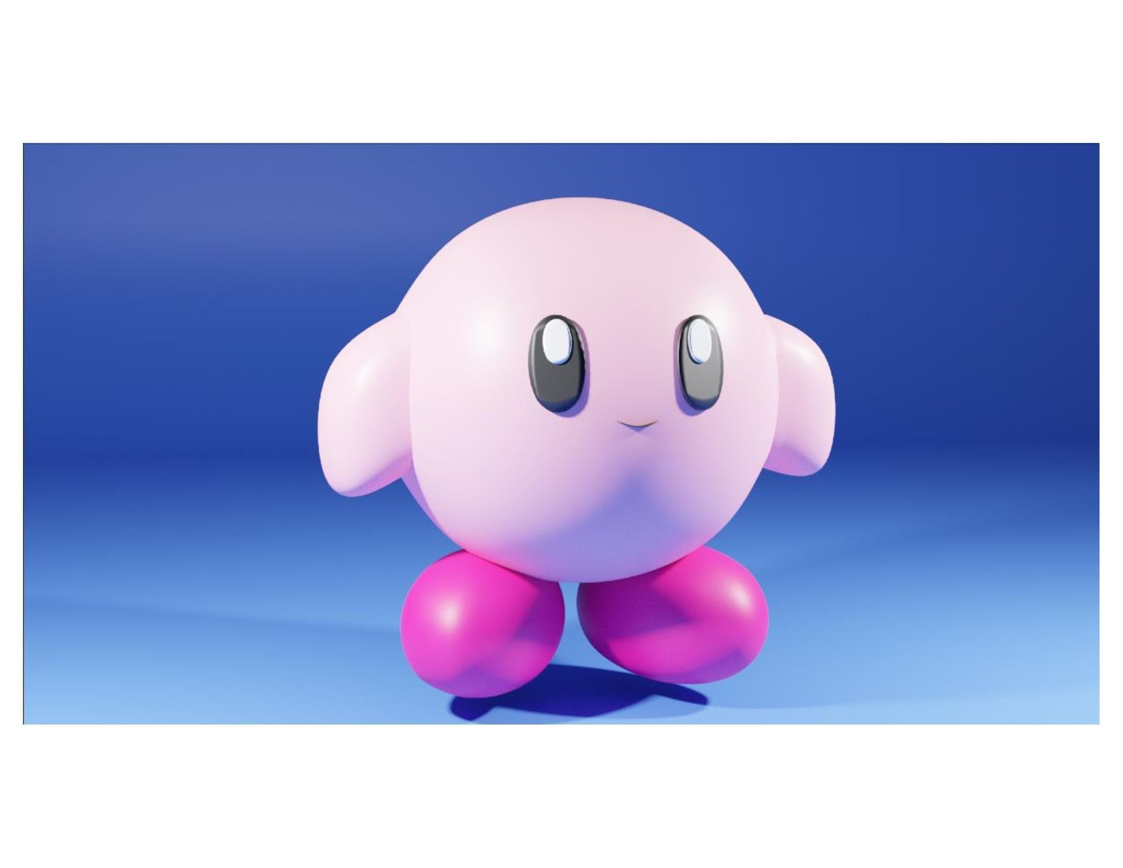 Kirby free 3D model | CGTrader