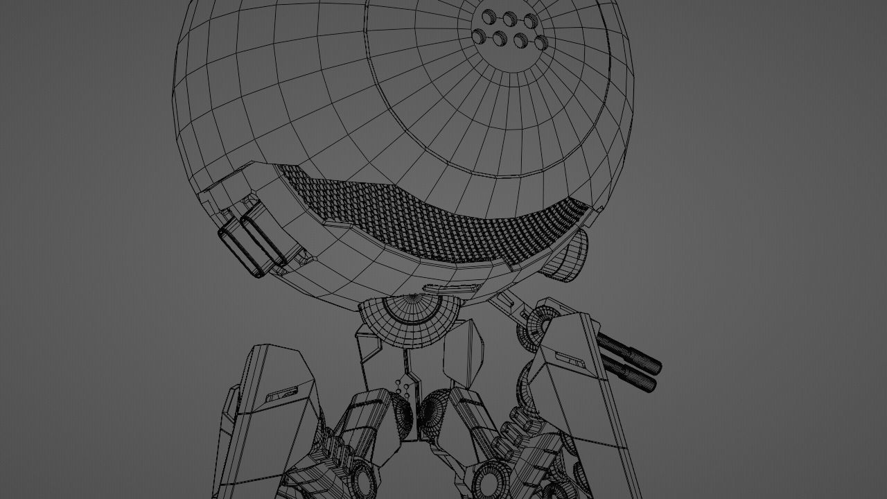 OCTOPUS DROID rigged 3D model rigged | CGTrader