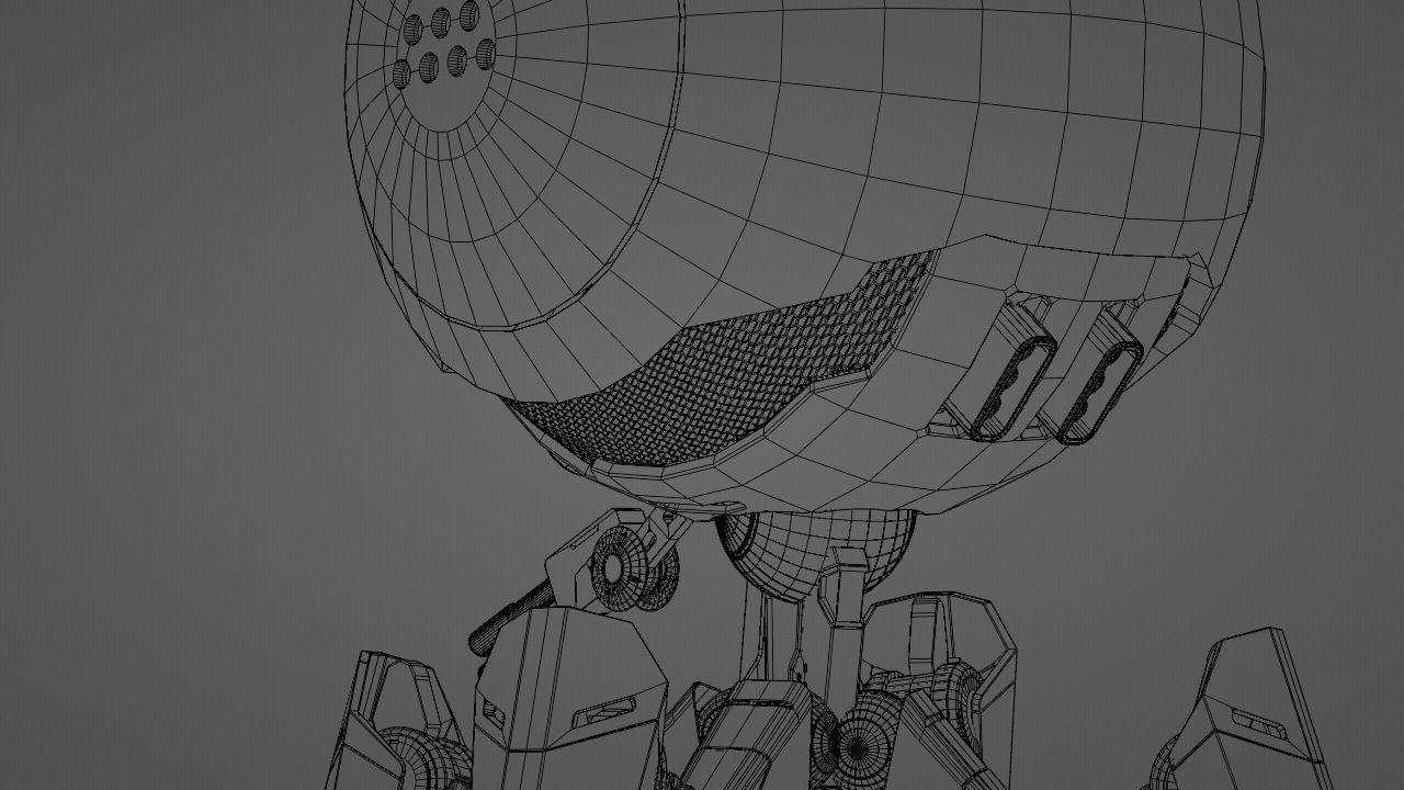 OCTOPUS DROID rigged 3D model rigged | CGTrader