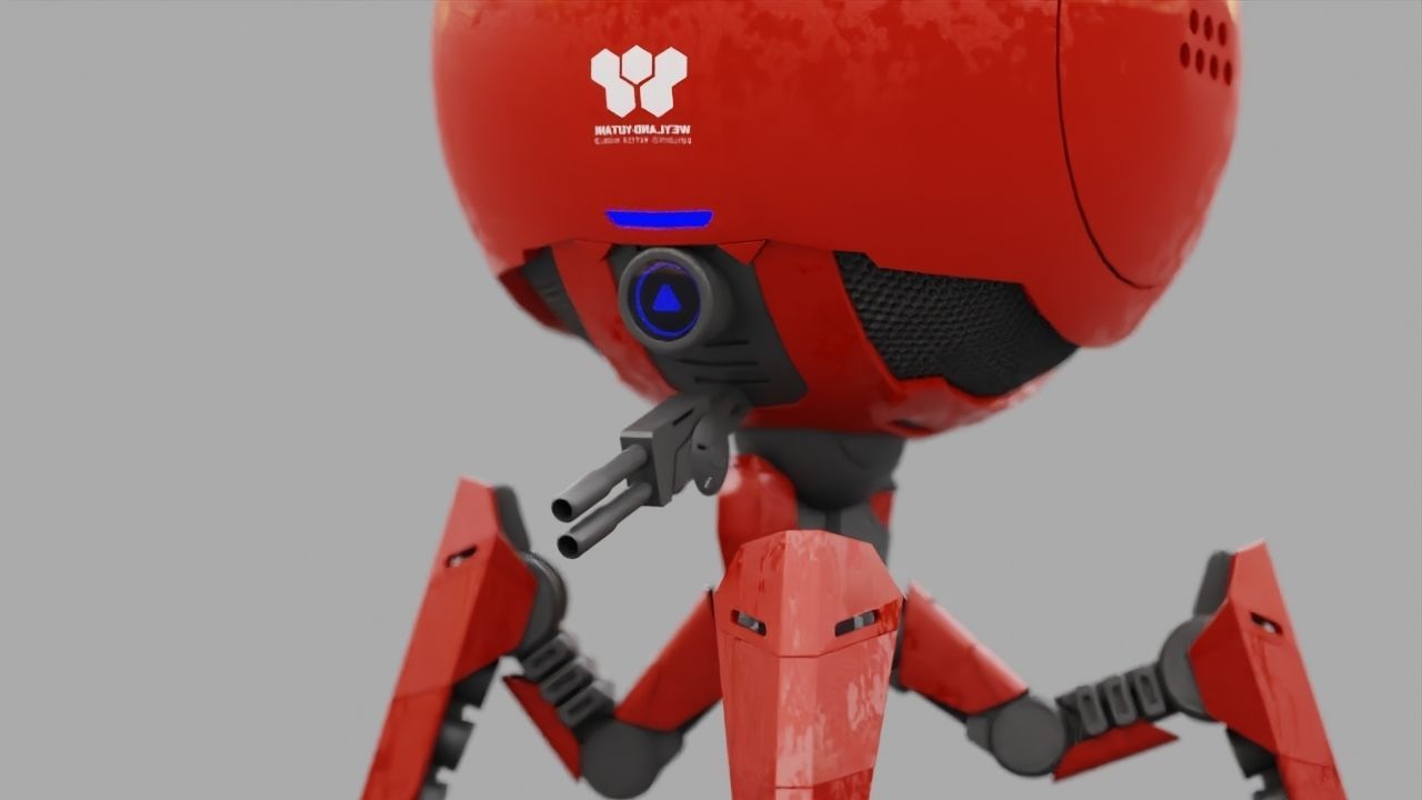 OCTOPUS DROID rigged 3D model rigged | CGTrader