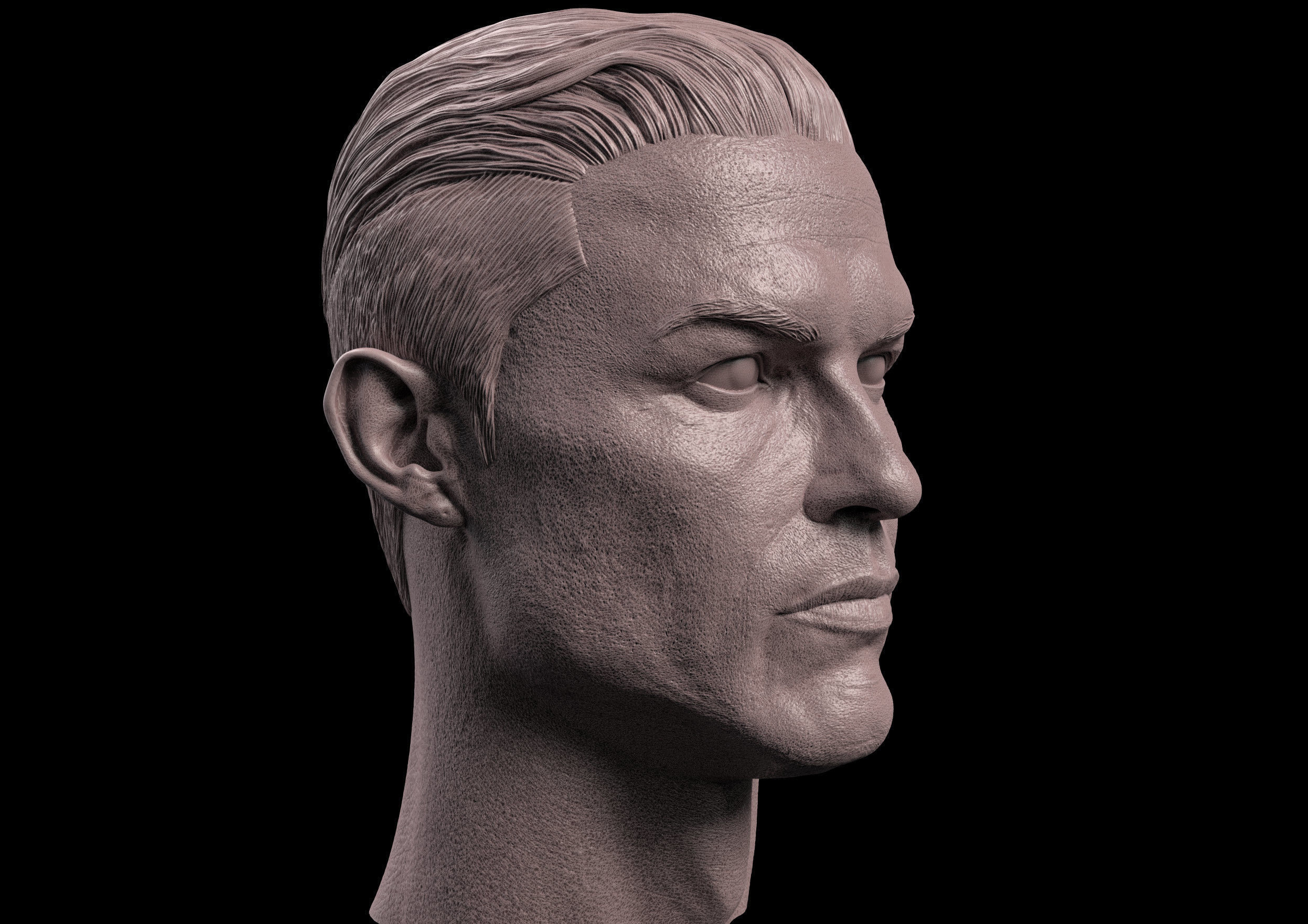 Cristiano Ronaldo Head 3D model 3D printable | CGTrader