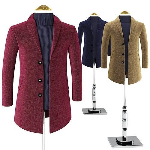 Coat for men Cashmere Elegant Coat 3D model | CGTrader
