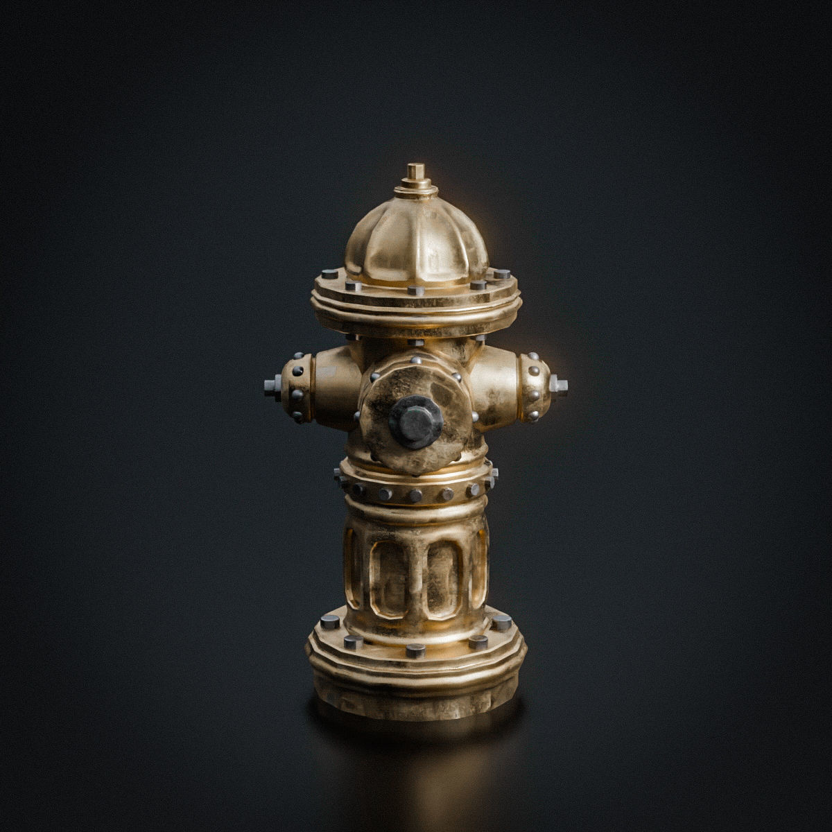 3D model ART DECO STEAMPUNK STREET PROPS ELEMENT VR / AR / low-poly ...