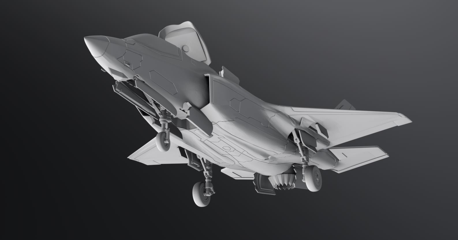 F35B Lightning II scale model 3D model 3D printable | CGTrader