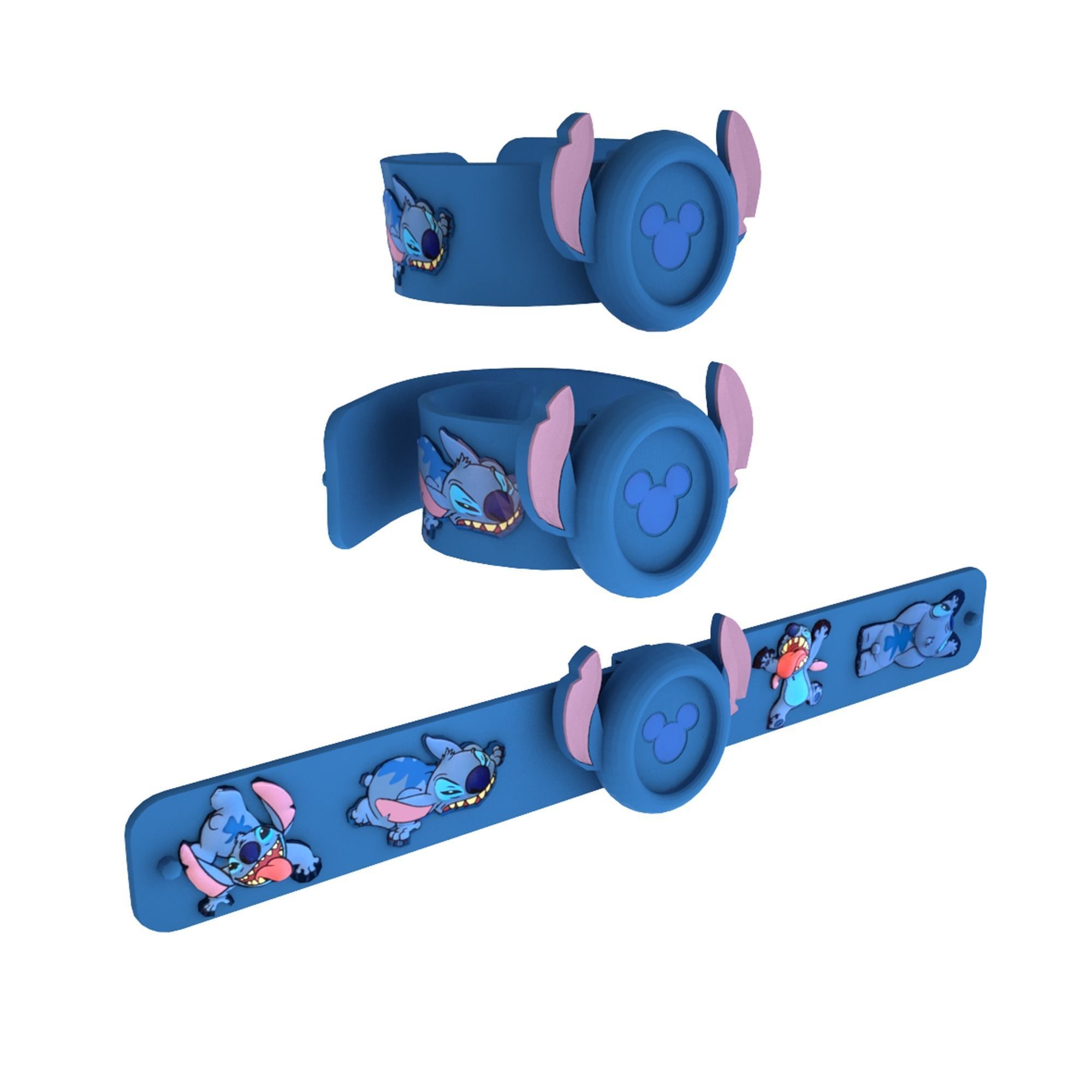Disney Magic Band Slap Bracelet 3D model | CGTrader