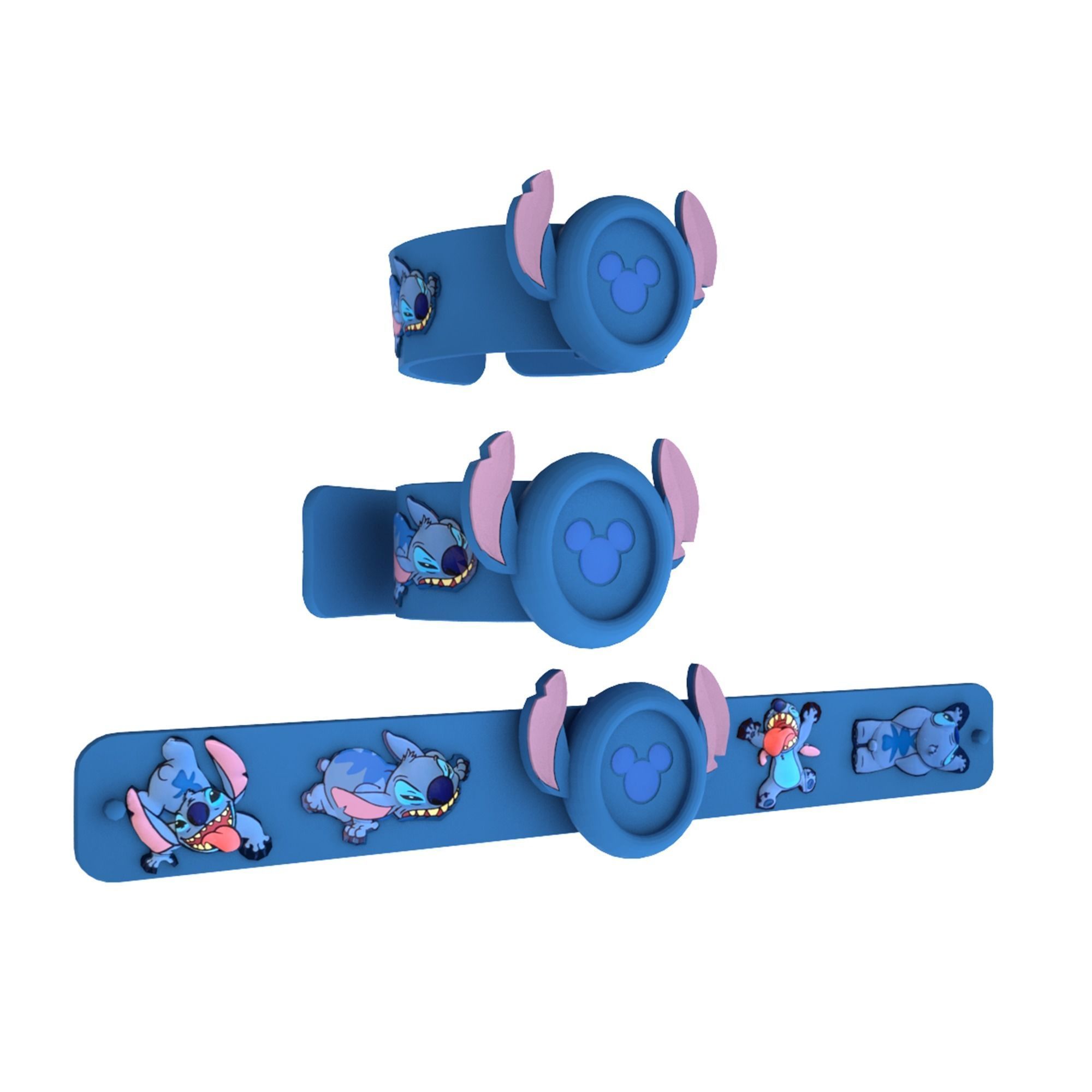 Disney Magic Band Slap Bracelet 3D model | CGTrader