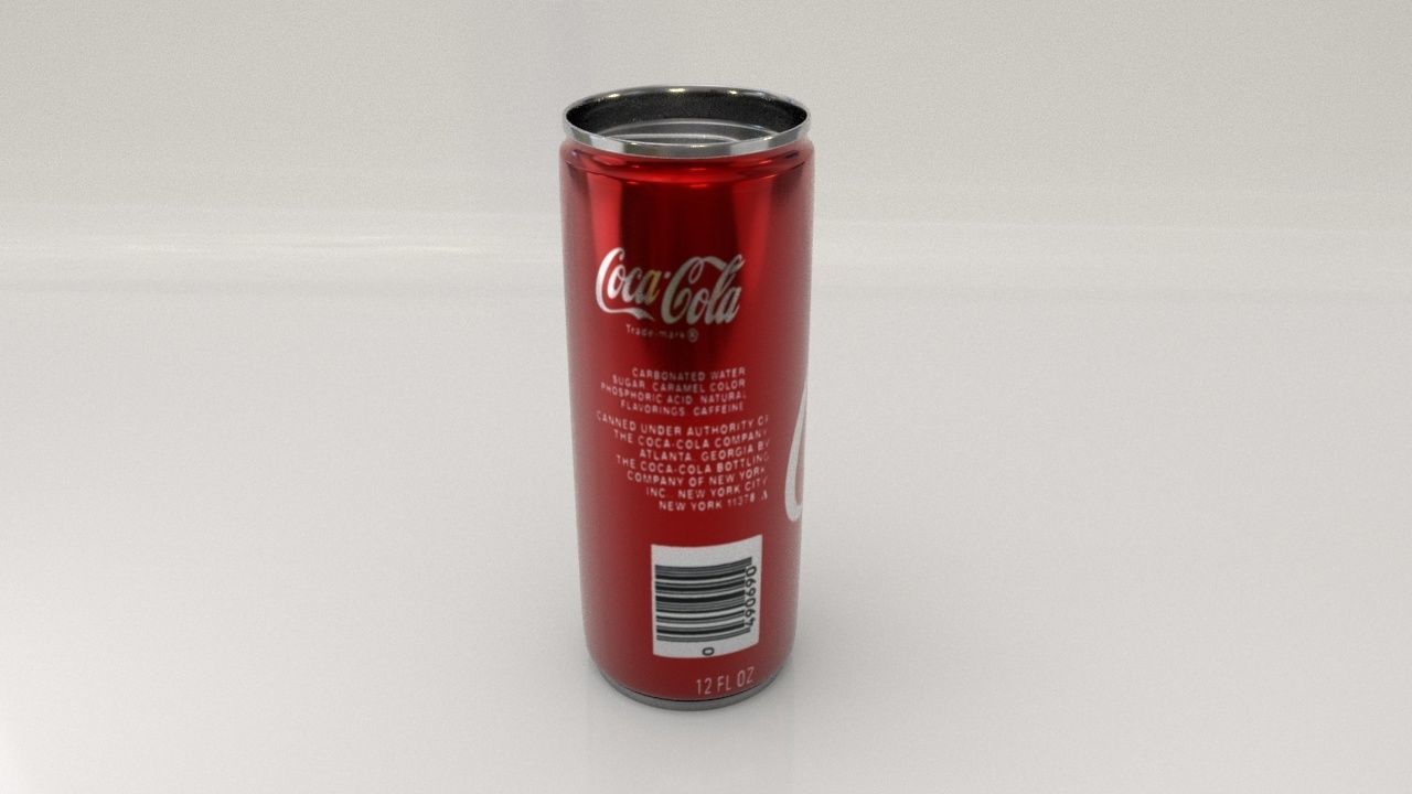Coca-Cola can free 3D model | CGTrader