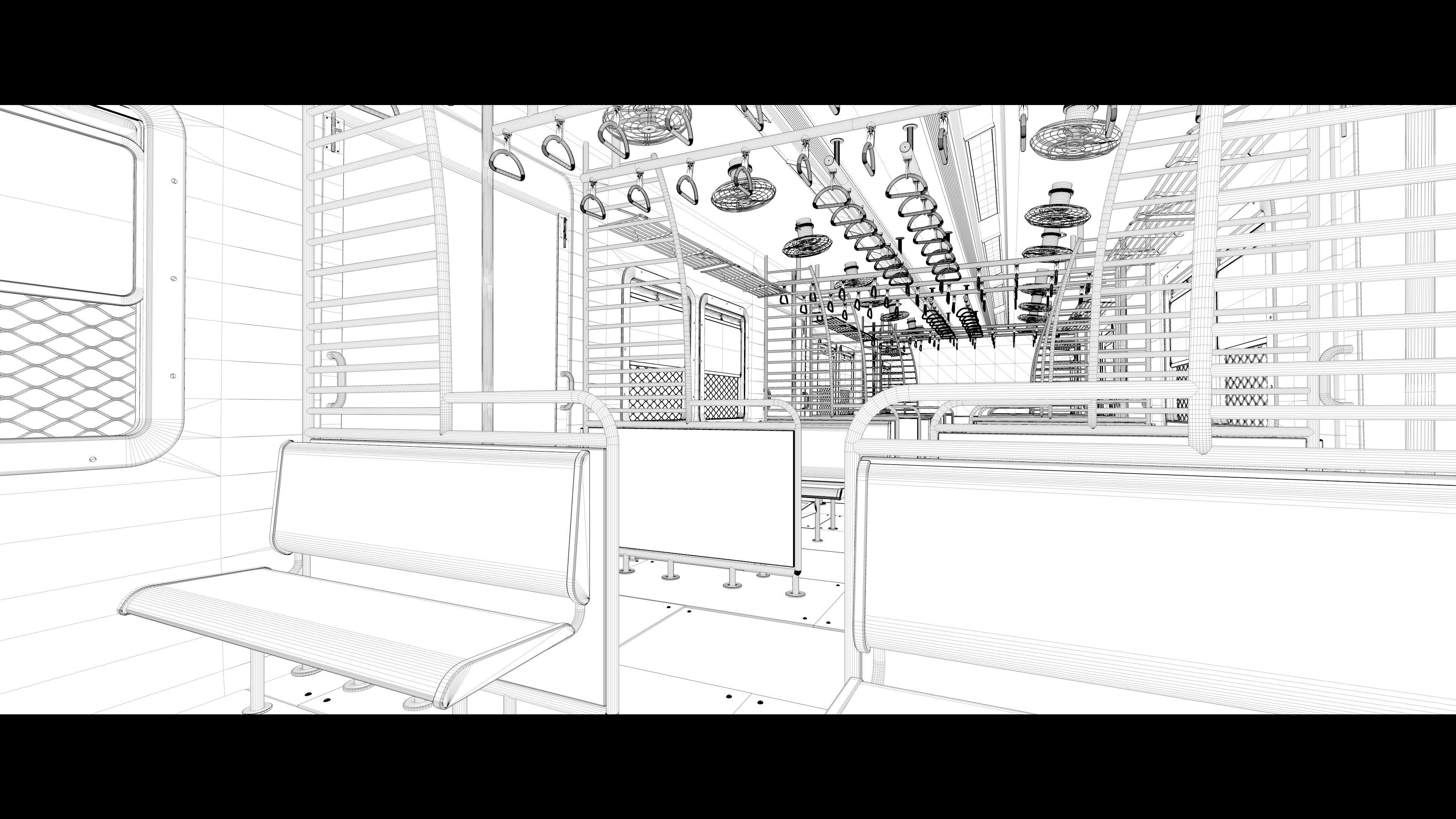 Mumbai Local Train 3D model | CGTrader