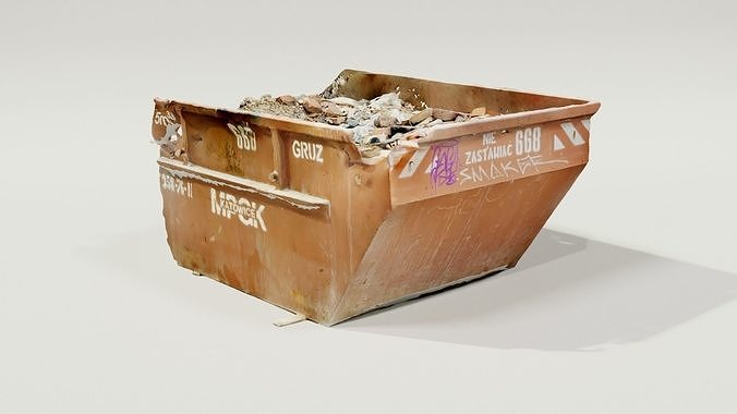 Trash Container free 3D model | CGTrader