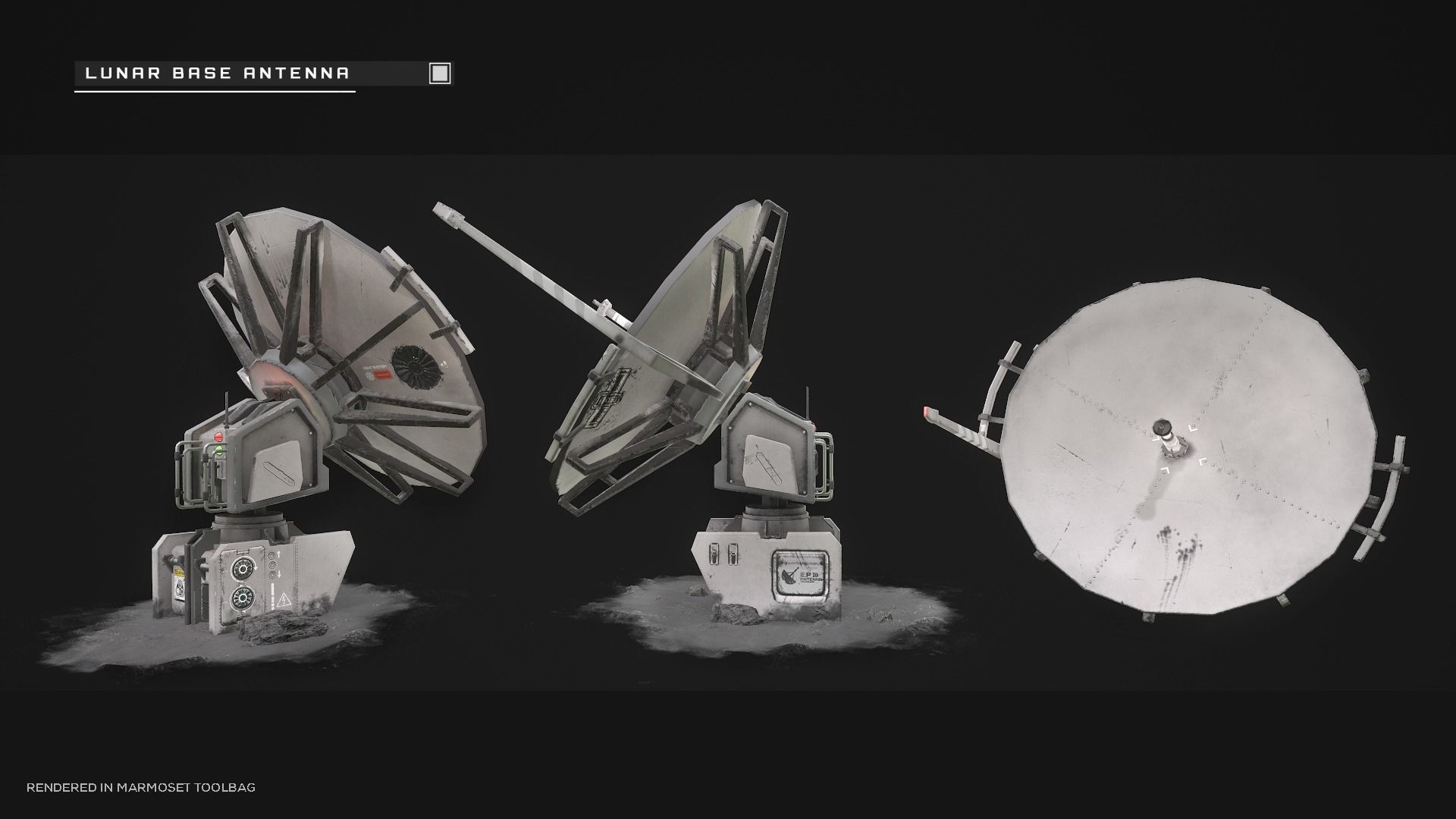 3D model Modular Lunar Base VR / AR / low-poly | CGTrader