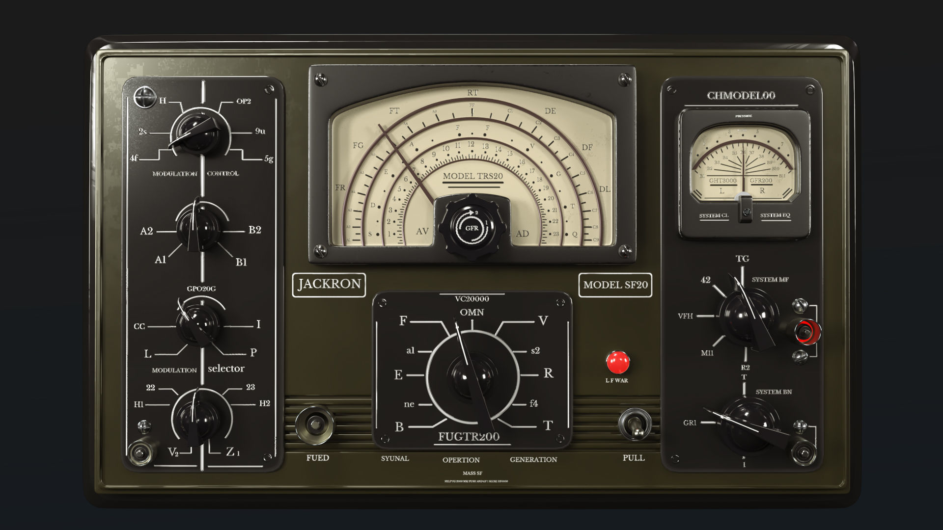 control panel 3D model | CGTrader