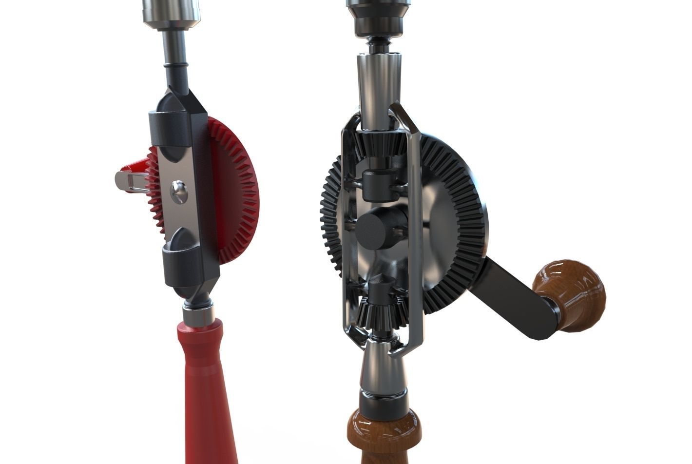 Hand drill manual traditional tool 3d models 3D model | CGTrader