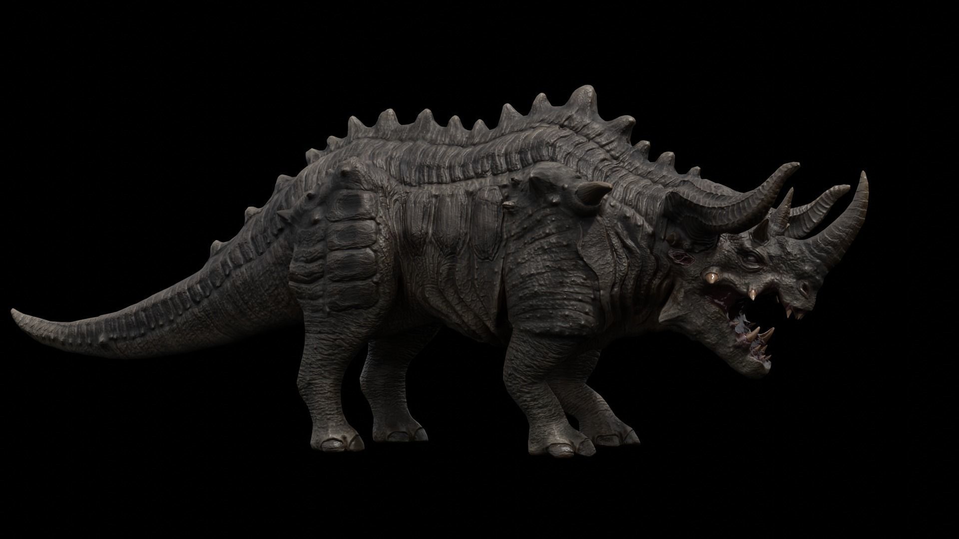 3D model Behemoth alien creature VR / AR / low-poly | CGTrader