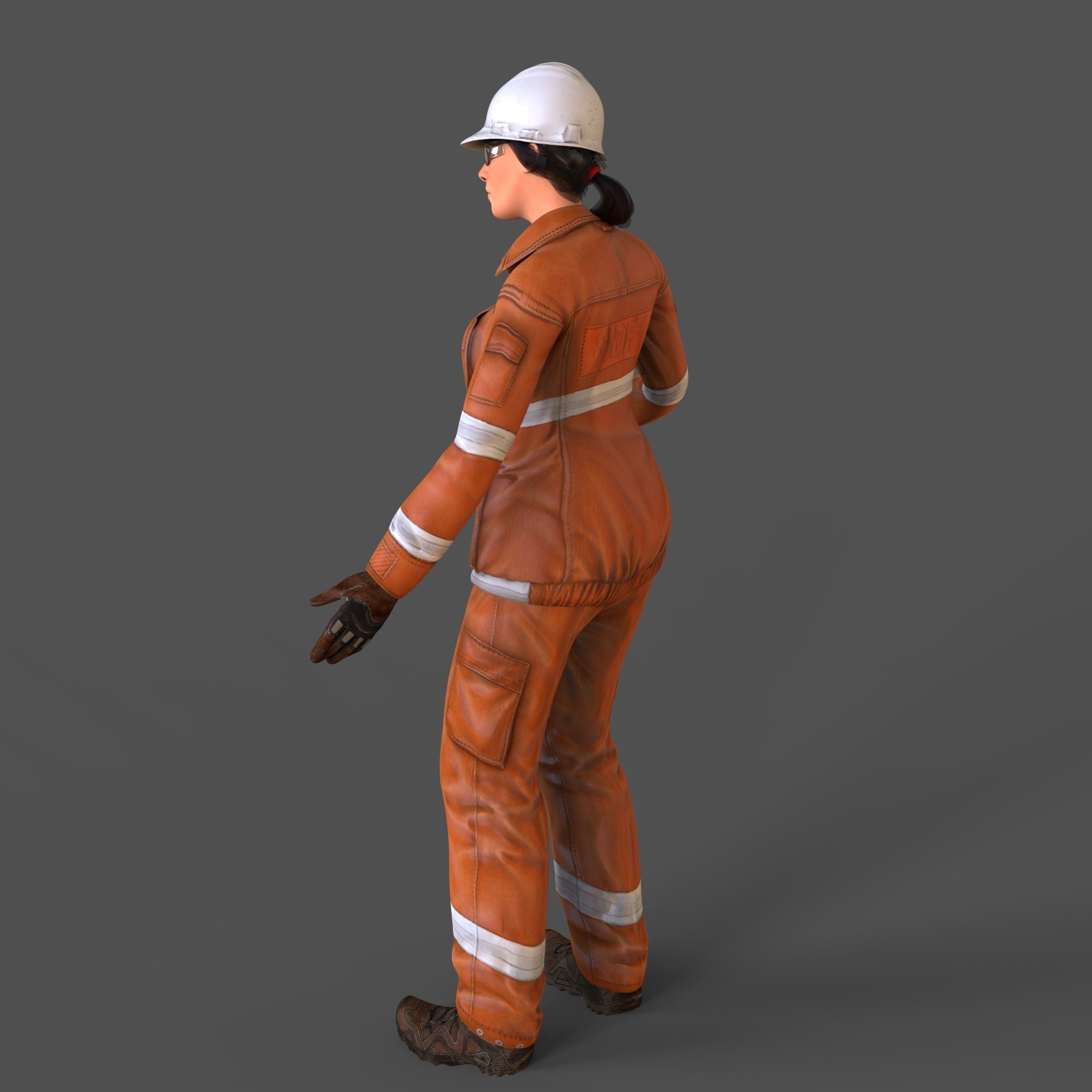 3D model Worker Character Pack RIGGED VR / AR / low-poly | CGTrader