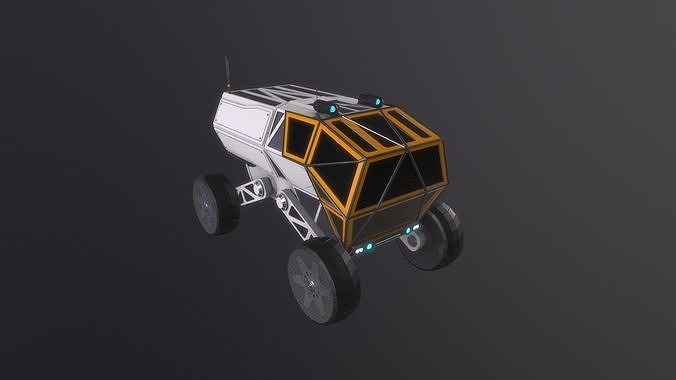 3D model Planetary rover Scarab VR / AR / low-poly | CGTrader