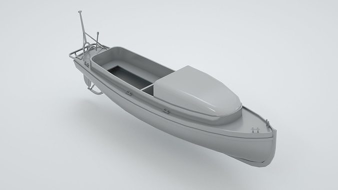 Lifeboat - Type 3 - World War 2 Warship 3D model | CGTrader