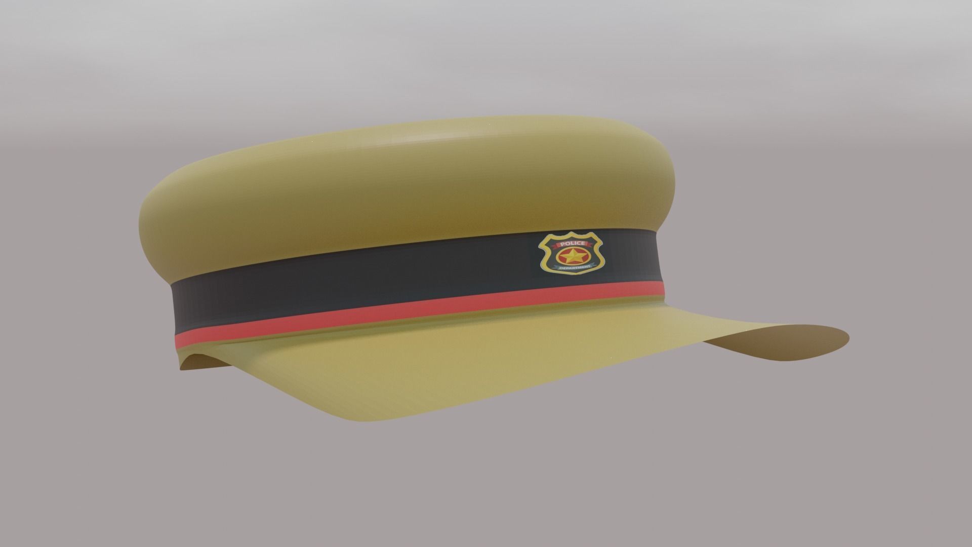 Police Cap 3d Model free 3D model | CGTrader
