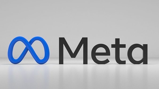 Meta Logo 3D model 3D printable | CGTrader