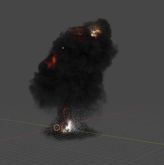 explosion 3D model animated rigged | CGTrader