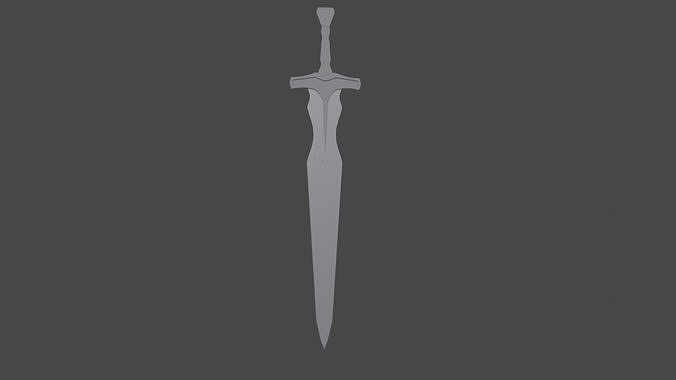 Medieval Sword 3D model 3D printable | CGTrader