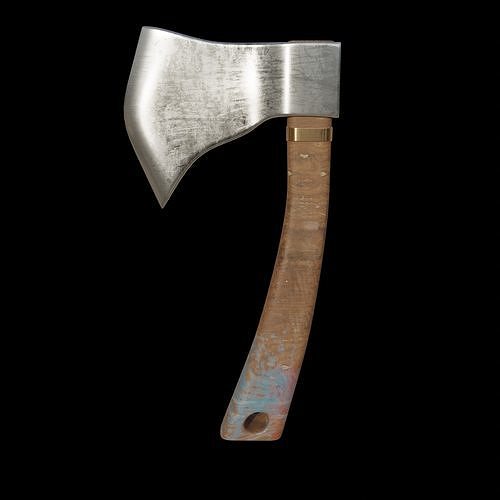 Painted Axe 3D model | CGTrader