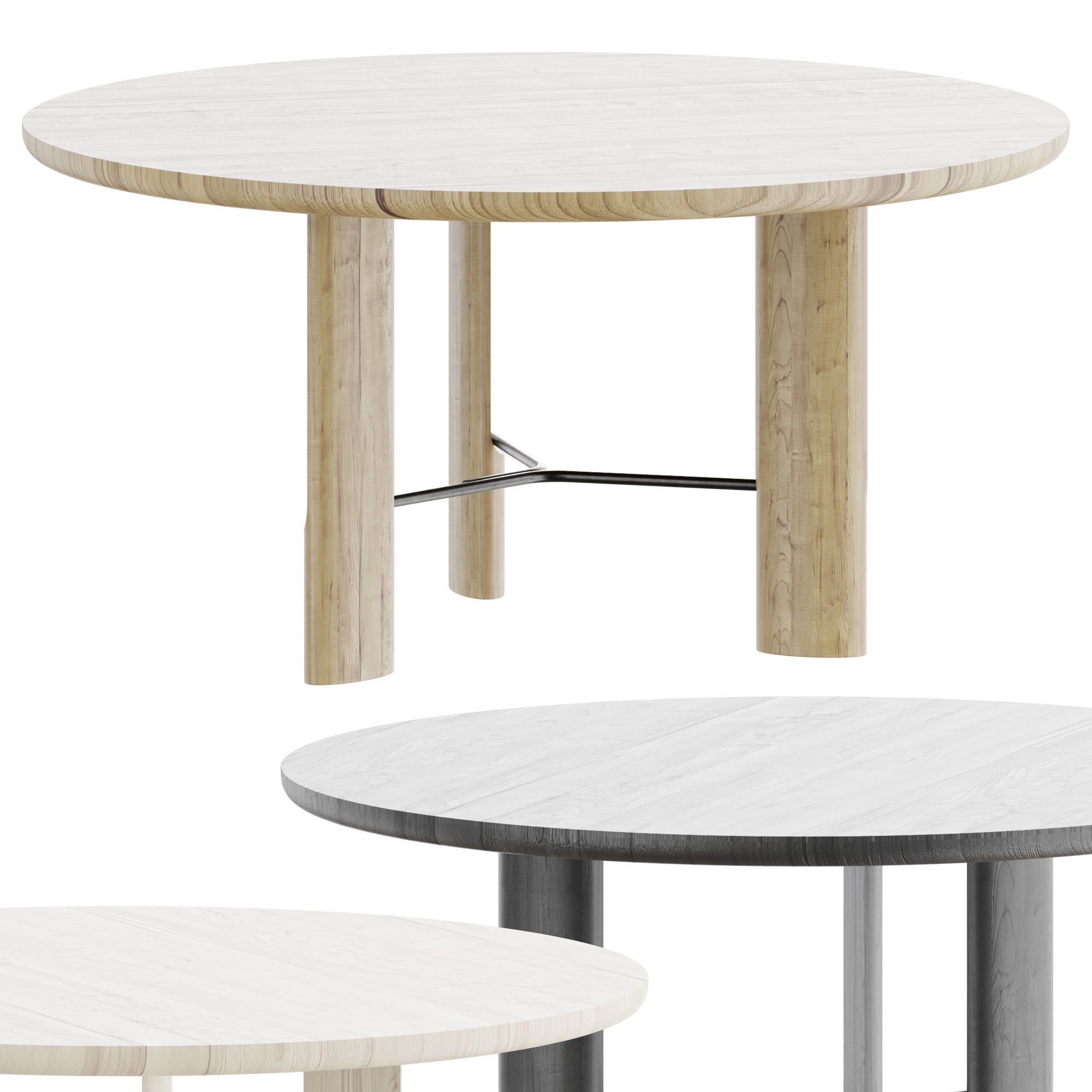 HUB Round Table 3D model | CGTrader