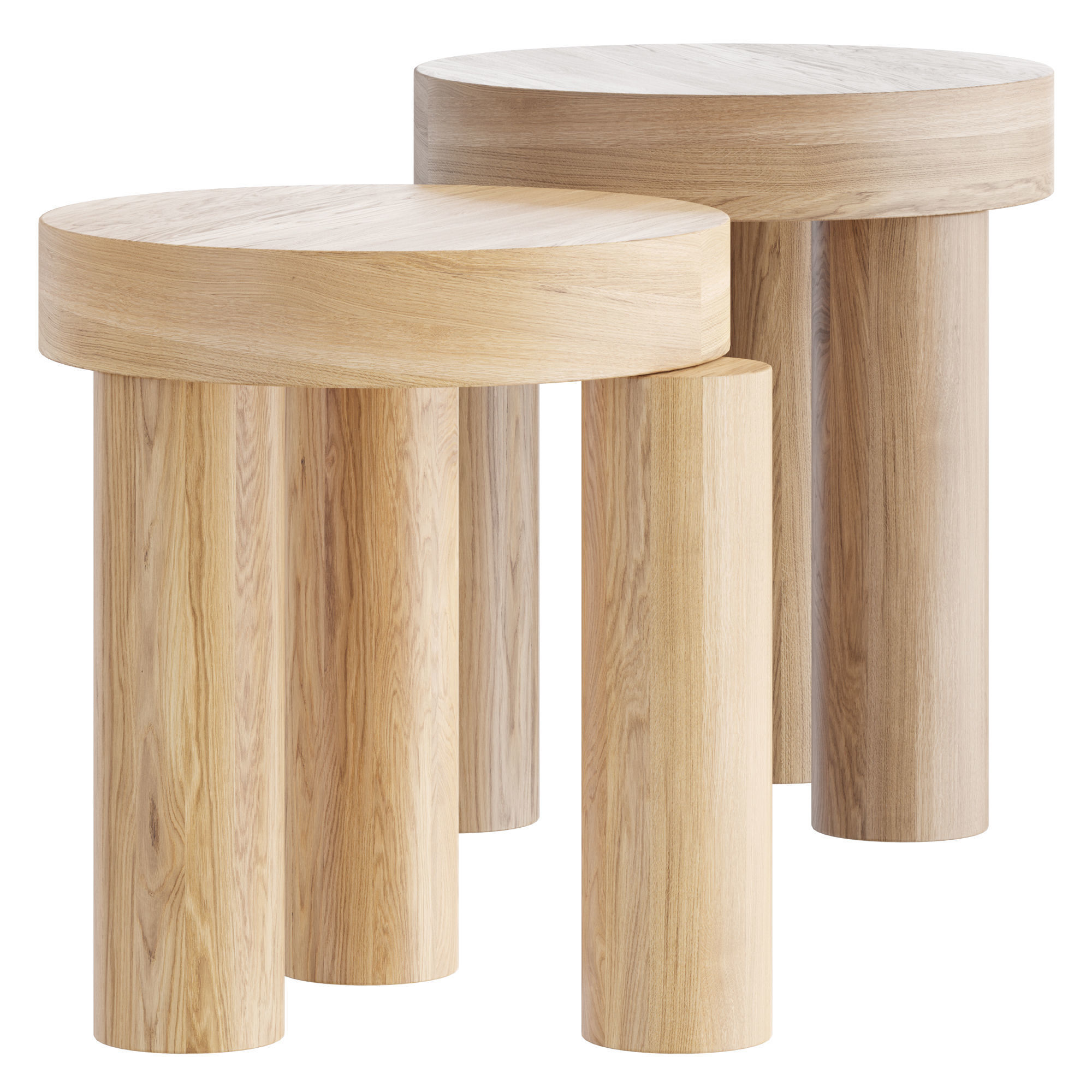 Offset Stool 3D model | CGTrader