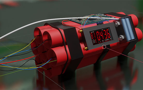 Bomb explosive free 3D model | CGTrader