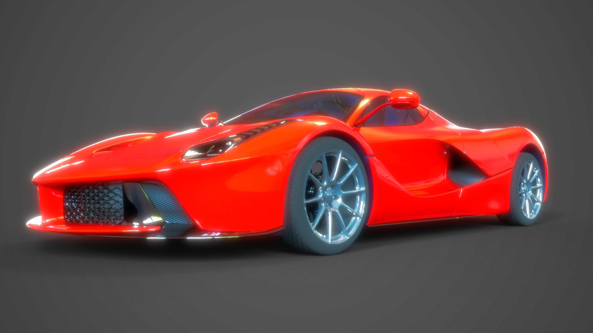 La Ferrari 458GT3 Car 3D model | CGTrader